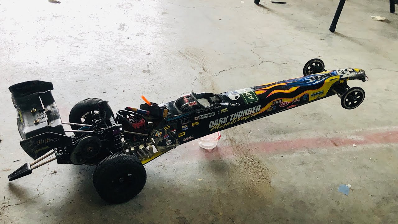 rc dragster on 6s for the 1st time - ?can you drift a top fuel dragster ...