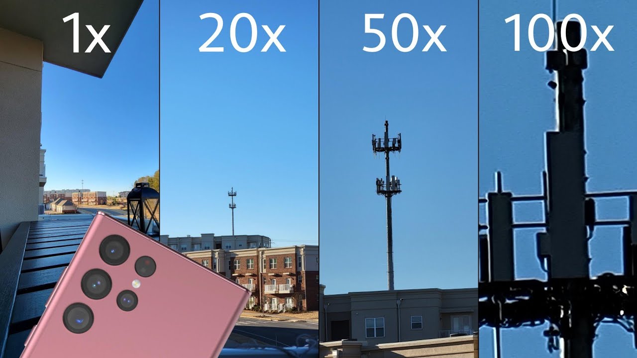 Samsung Galaxy S22 Ultra - Space Zoom Test | Unbelievable Moon Zoom ...