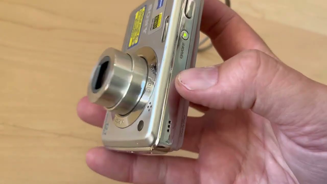 Sony Cyber-shot DSC-W210 steady shot digital camera - YouTube