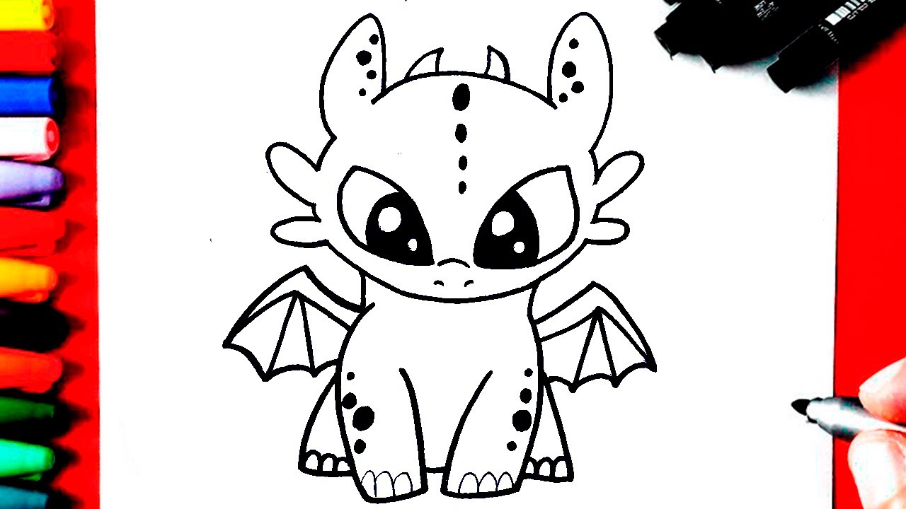 COMO Desenhar O BANGUELA - COMO TREINAR O SEU DRAGÃO - YouTube
