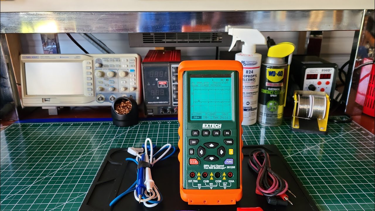 🇺🇸 EXTECH INSTRUMENTS 381295 Dual Channel True RMS Multiscope - YouTube
