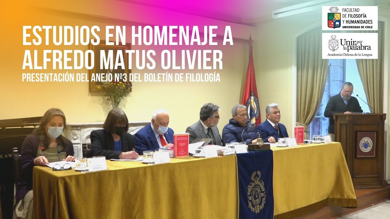 Estudios en Homenaje a Alfredo Matus Olivier - YouTube