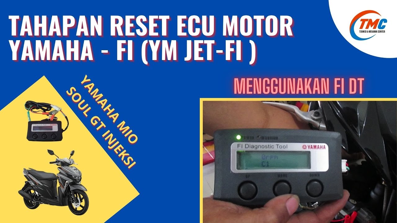 Tahapan Reset ECU Yamaha FI menggunakan FI Diagnostic Tool (FIDT) - YouTube