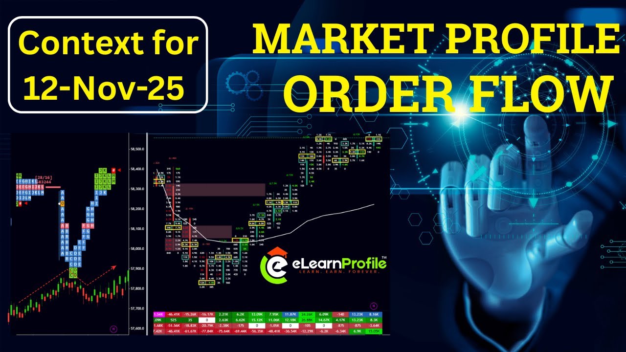 📊 Nifty Analysis (Tamil) – 12-N0v-25 Market Profile & Order Flow ...