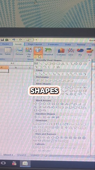 Ms Excel Shapes Part 63 Telugu Computerknowledge18 Trending Microsoftexcel Msoffice Youtube