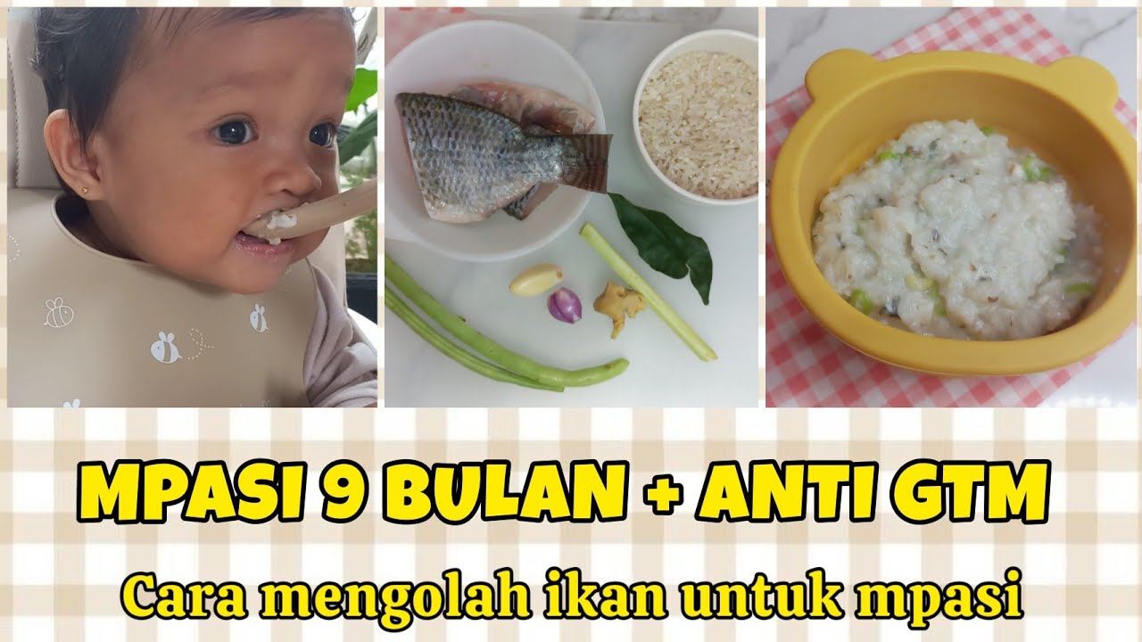 MPASI 9 BULAN ANTI GTM | CARA mengolah ikan untuk mpasi - YouTube