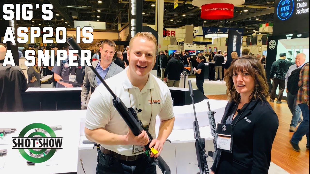 The NEWEST Sig Sauer Airguns: The ASP20 Is A SNIPER! SHOT SHOW 2020 ...