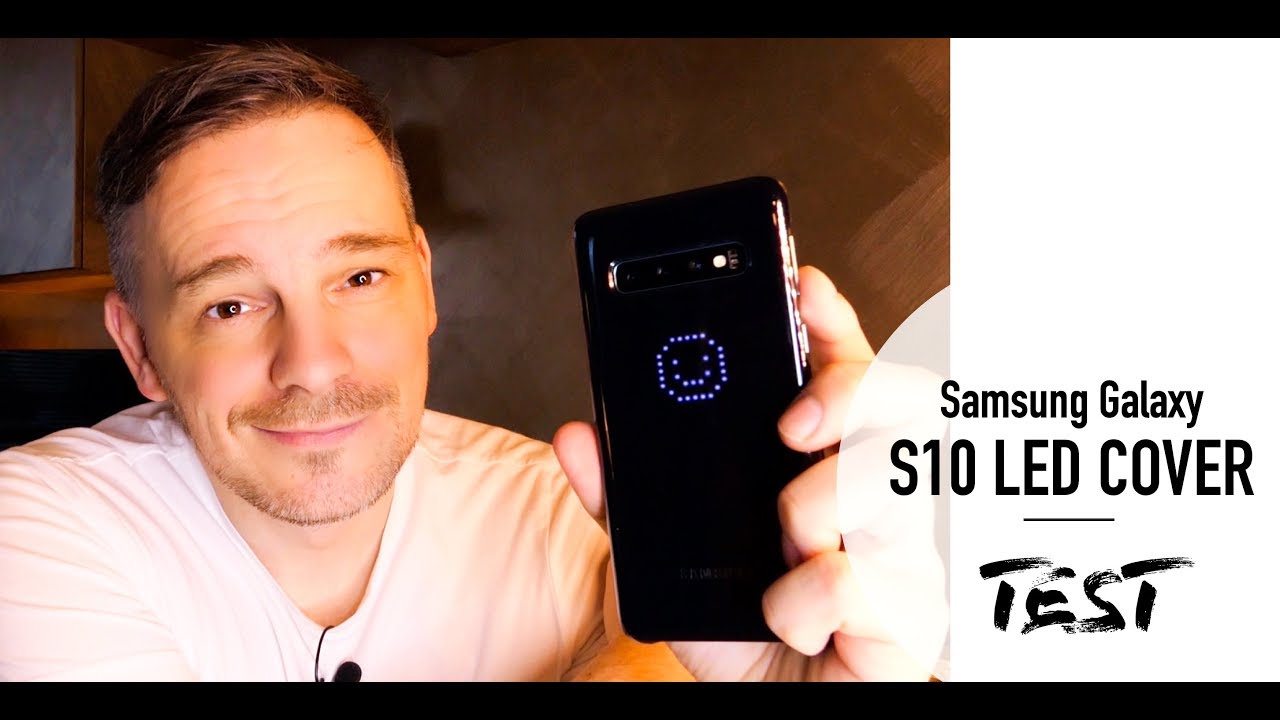Samsung Galaxy S10 LED COVER - YouTube