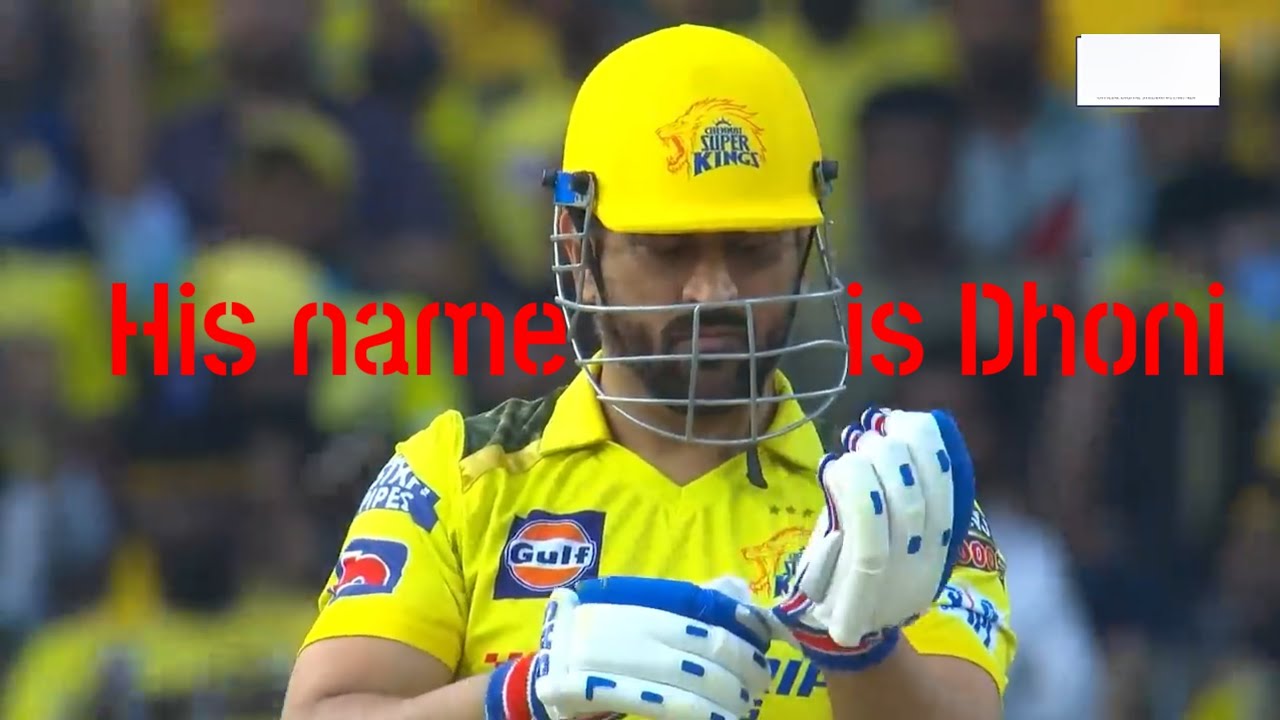 His name is John | Dhoni version #tataipl2024 #dhoni #whatsappstatus ...