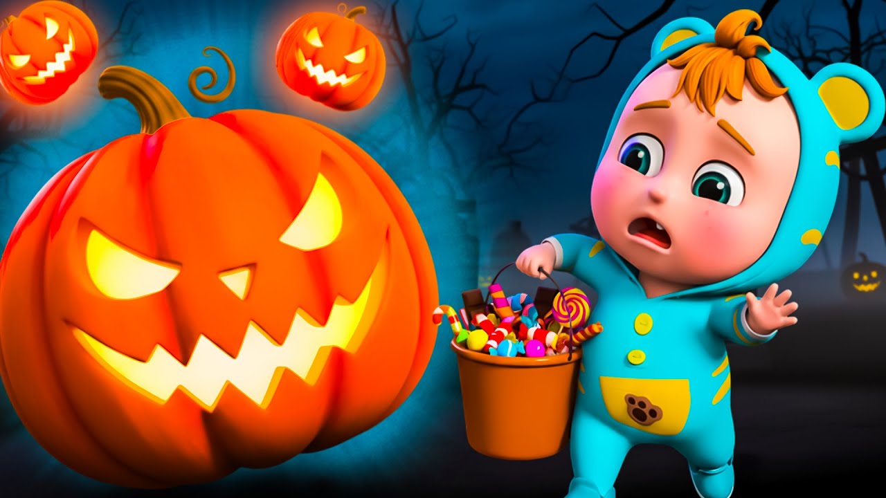 Five Little Pumpkin ( Halloween Song ) | Halloween Trick and Treat Song ...