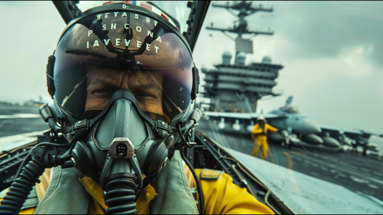 Inside a Day of US Navy Pilots on a Nuclear Aircraft Carrier - YouTube