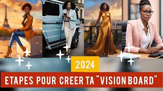 VOICI COMMENT CREER TON TABLEAU DE VISION 2024 | Doovi