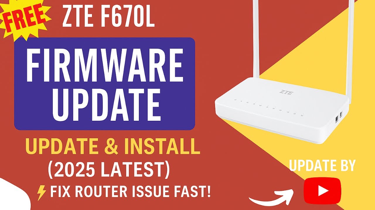 ZTE F670L Firmware Download & Update || ZTE F670L Firmware Update New ...