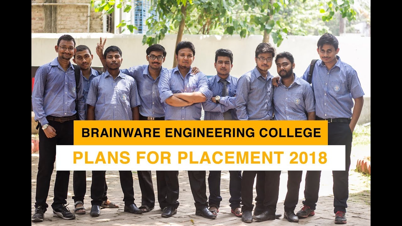 Brainware Engineering College - Plans for Placement 2018 - YouTube