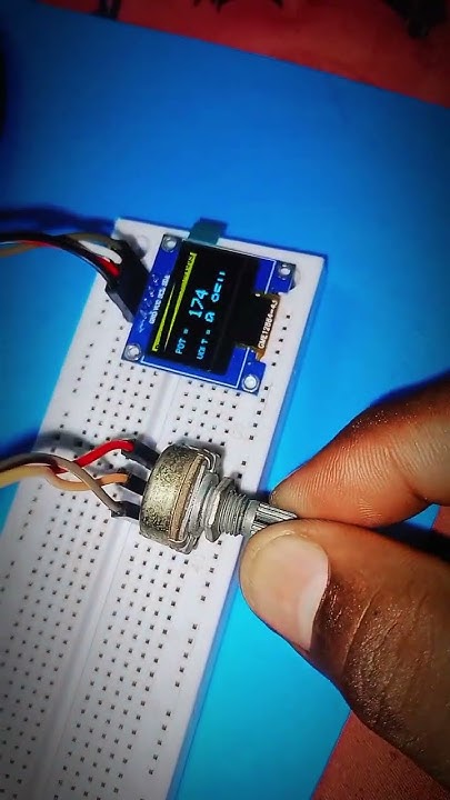 Oled Potentiometer With Arduino Uno R3 Arduinounoprojects Oleddisplay Potentiometer