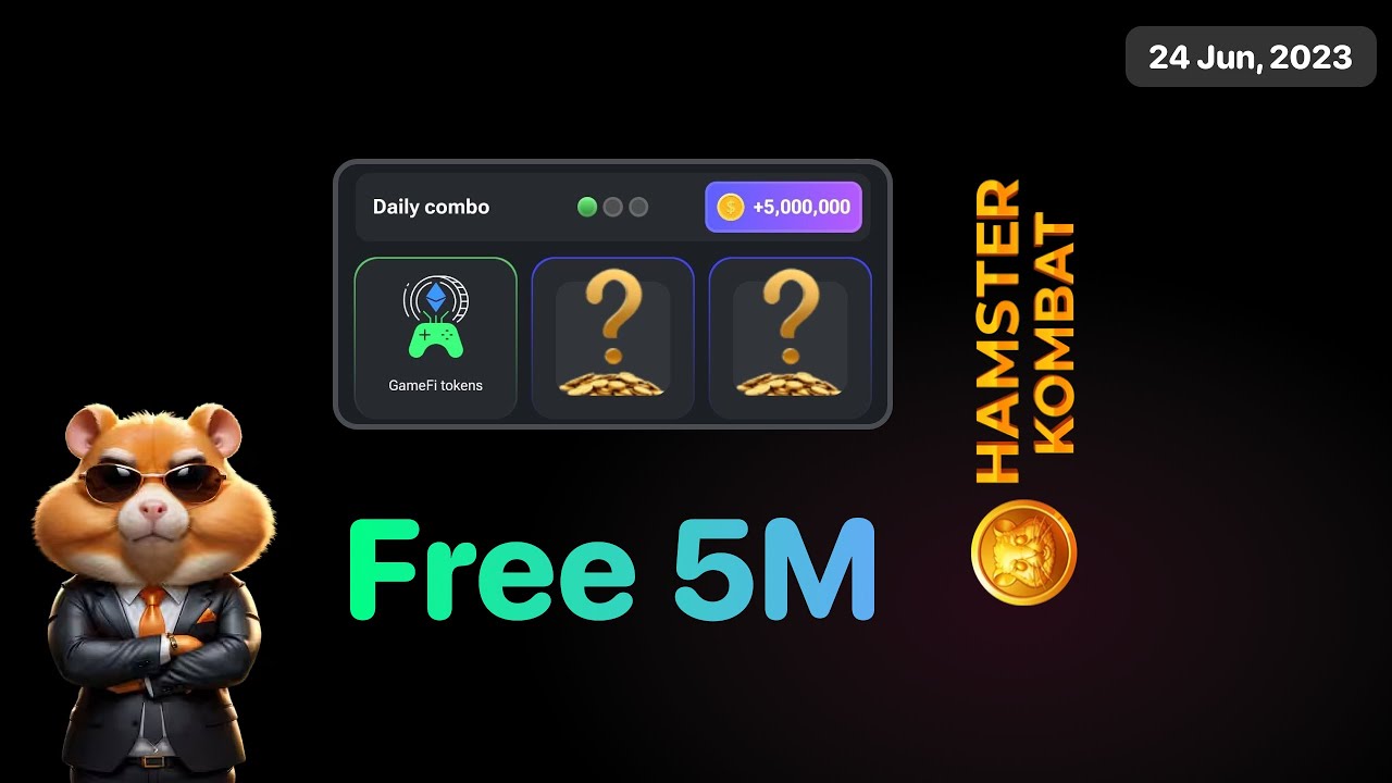 🐹 5M Hamster Kombat Daily Combo | 24 Jun, 2024 - YouTube