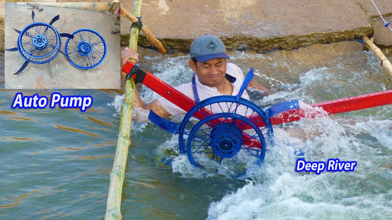 Deep River- Amazing Water wheel pump | auto water pump | Free Energy ...