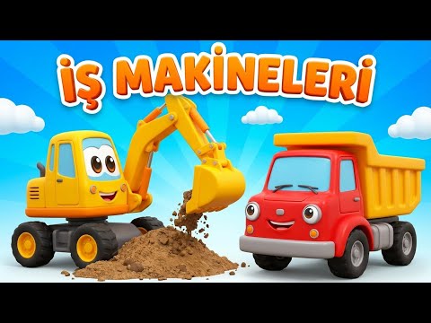 İş Makineleri Şarkısı 🚜 Kepçe, Kamyon ve Vinç  Bebek Şarkıları 2026