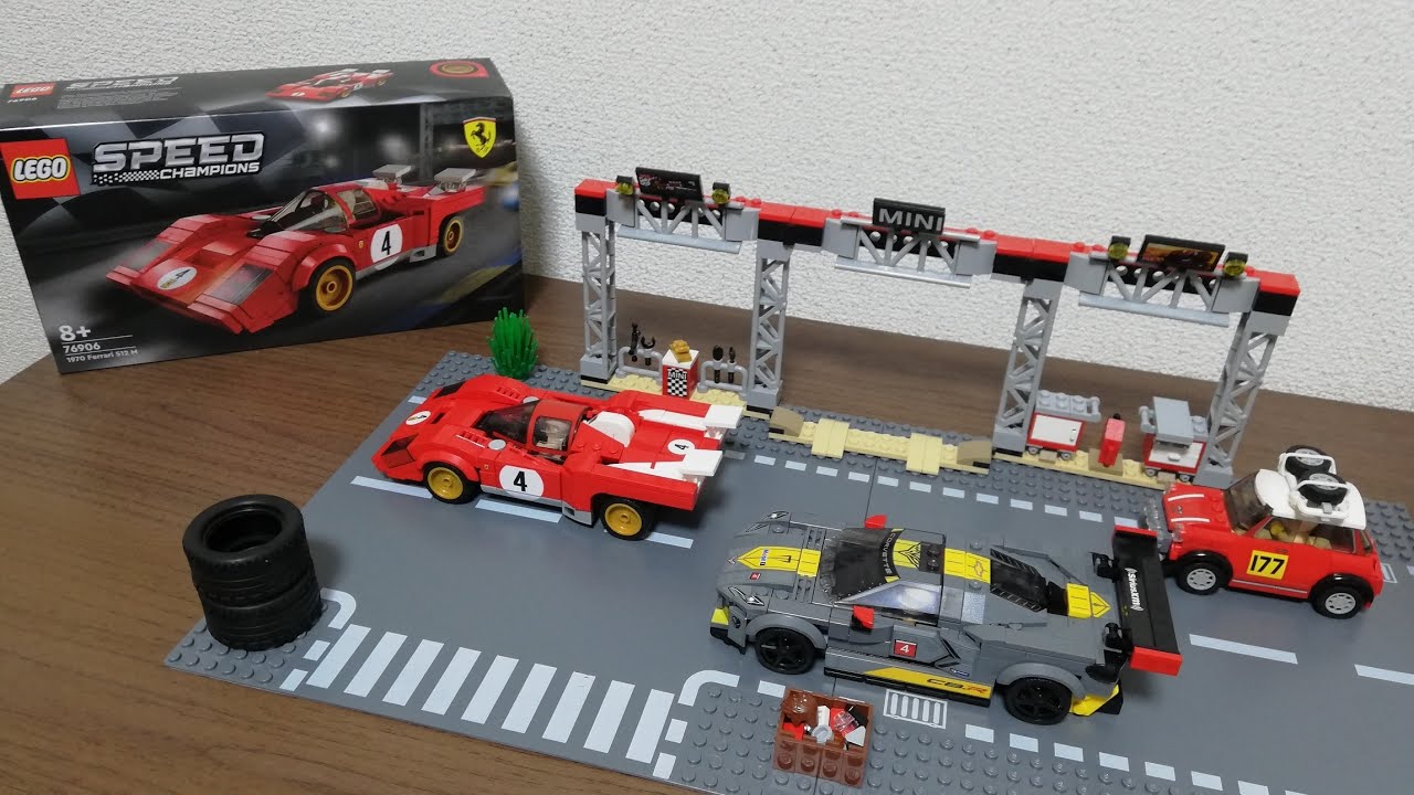 Lego speed champions 1970 Ferrari 512 M Christmas Special video legend ...