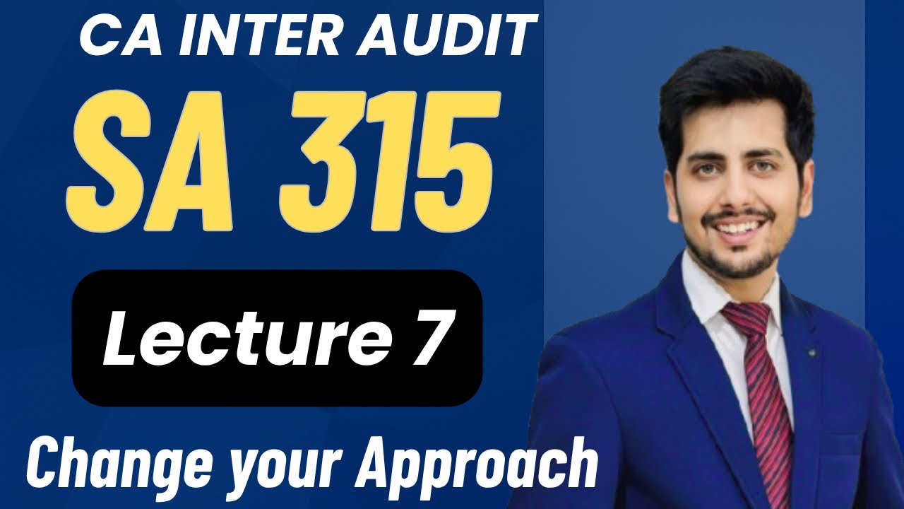 Free FASTRACK Audit L7 SA 315 | CA INTER AUDIT| CA FINAL| - YouTube