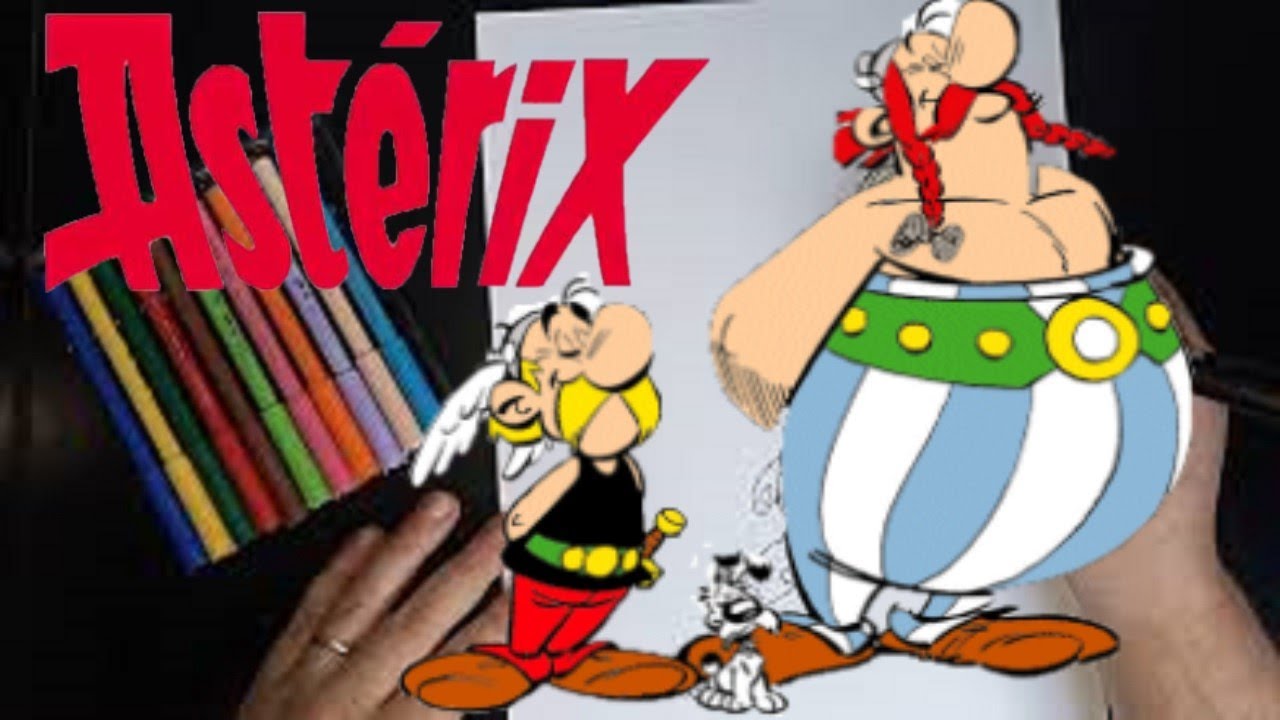 How to draw and color #36 Astérix & Obélix / Comment dessiner et ...