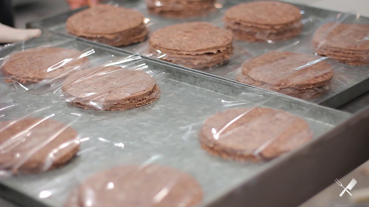 part of hamburger factory. (how to make burger) - YouTube
