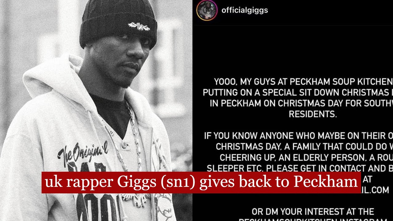 uk rapper Giggs sn1 gives back to Peckham over christmas - YouTube