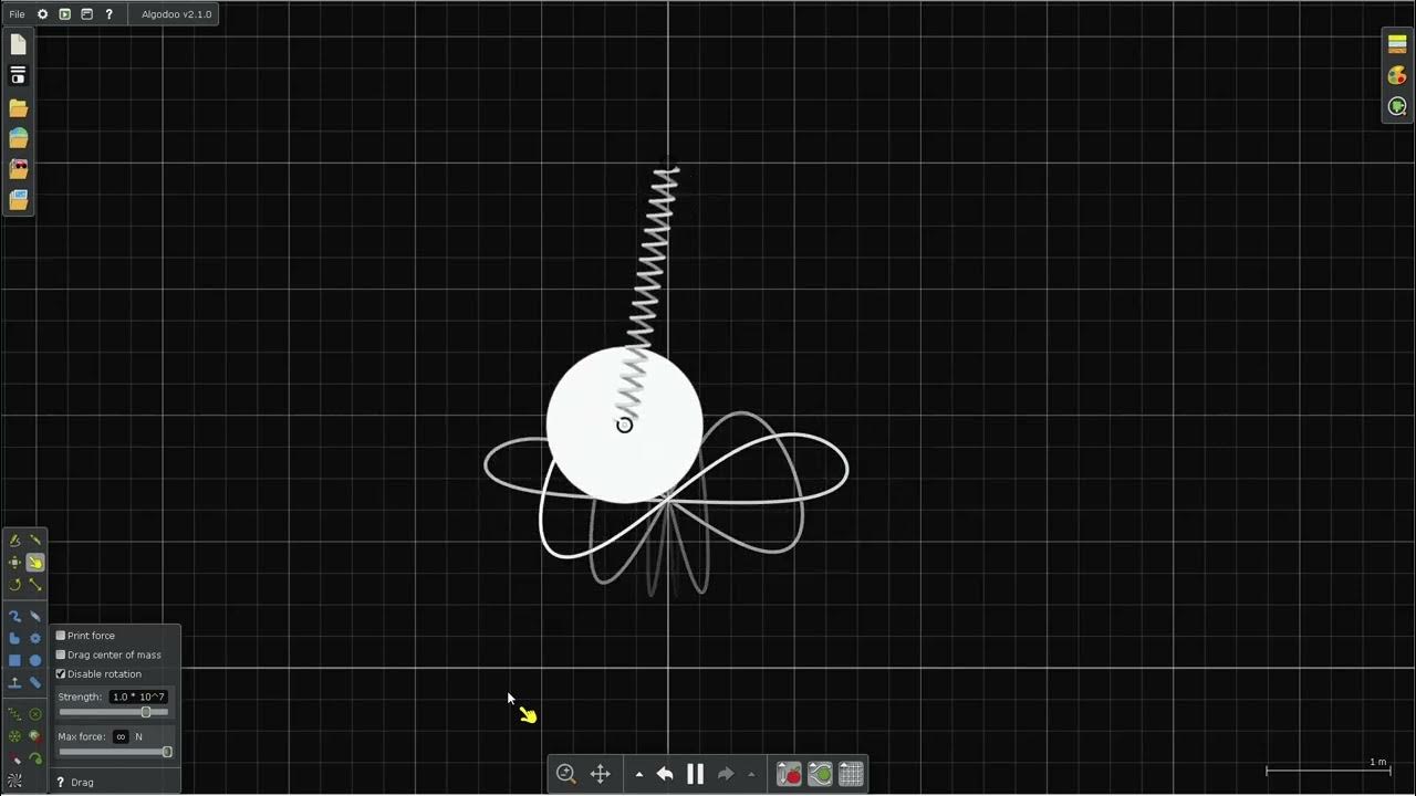 Elastic Pendulum Simulation - YouTube
