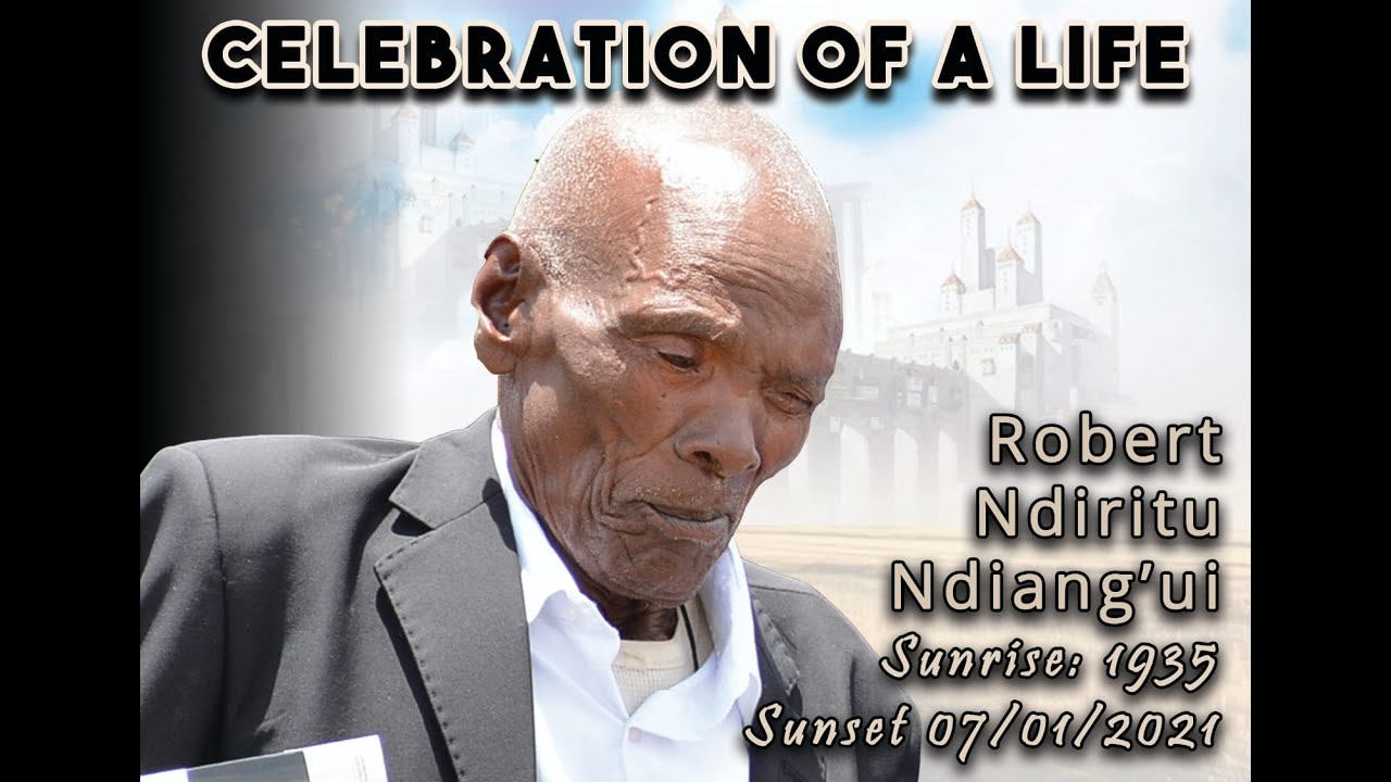 Robert Ndiritu Ndiang'ui Burial - YouTube