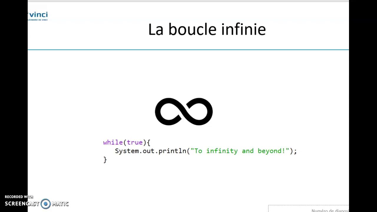 Algo S3: la boucle infinie - YouTube