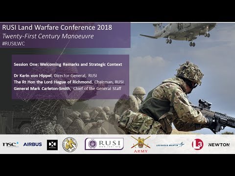 RUSI Land Warfare Conference 2018 - Session One