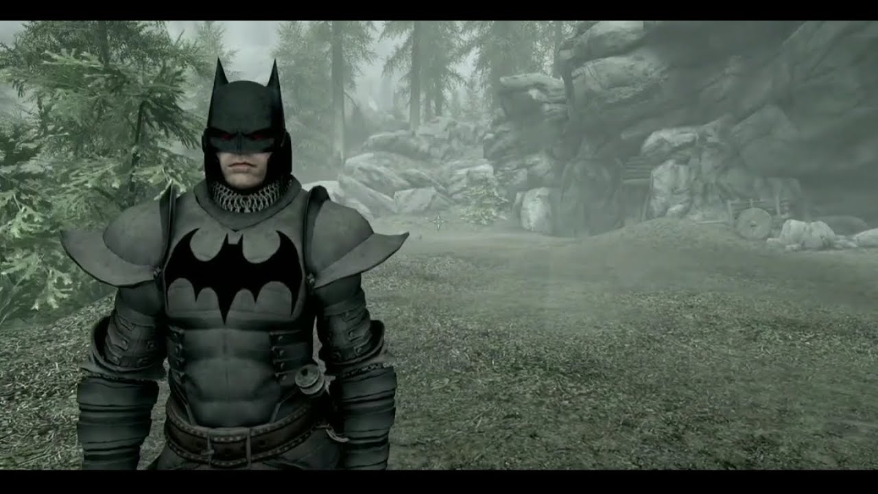 Batman Armor Mod SKYRIM - YouTube