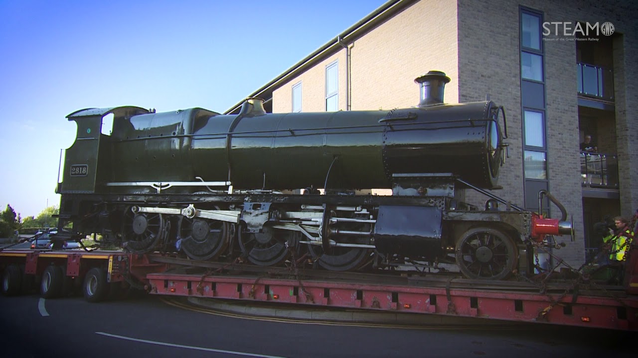 The Homecoming of GWR Locomotive No. 2818 - YouTube