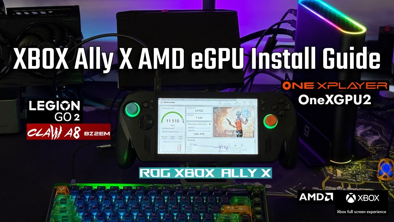 Xbox Ally X eGPU Install Guide for AMD Graphics Cards - Legion Go 2 and ...