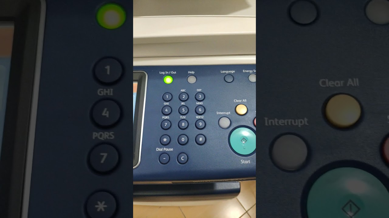 Xerox 5335 set ip address - YouTube