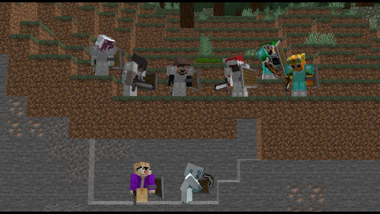2 Minecraft Speedrunners vs 6 Hunters - YouTube