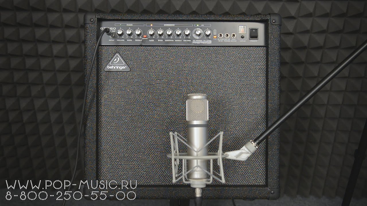 Гитарный комбо BEHRINGER GTX 60 - YouTube