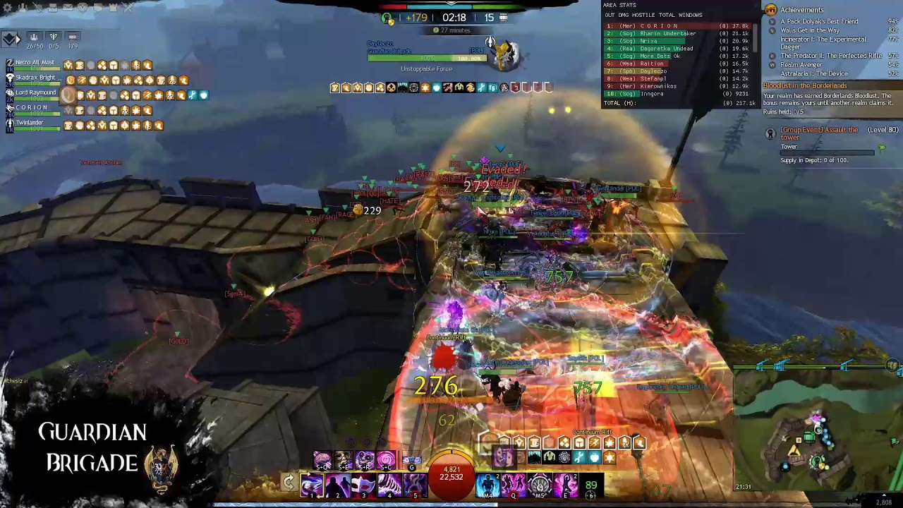 Guild Wars 2: Chronomancer Boonshare Support Gameplay | Guardian ...