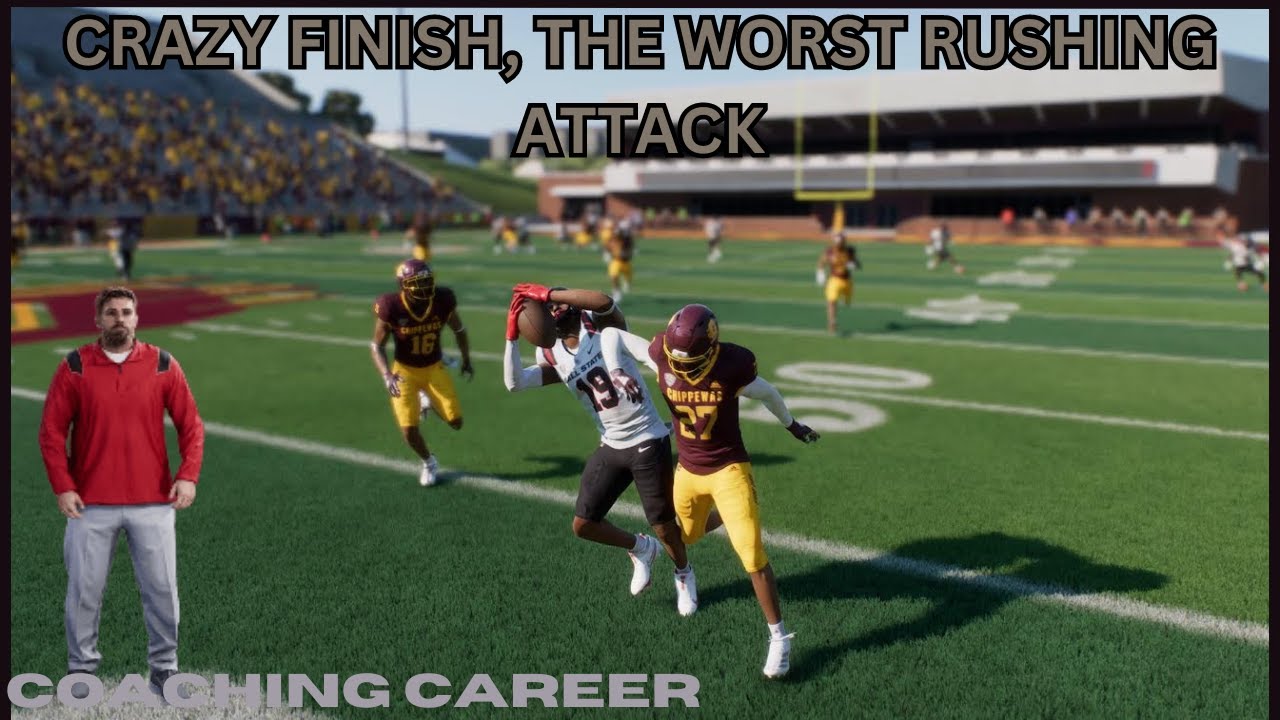 CFB 25 | Coach Career | Coach Grizzly NO RUSHING ATTACK - YouTube