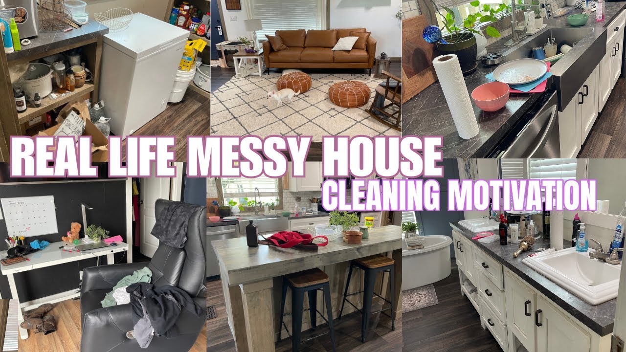 *NEW* REAL LIFE MESSY HOUSE | CLEAN WITH ME | BEFORE AND AFTER ...
