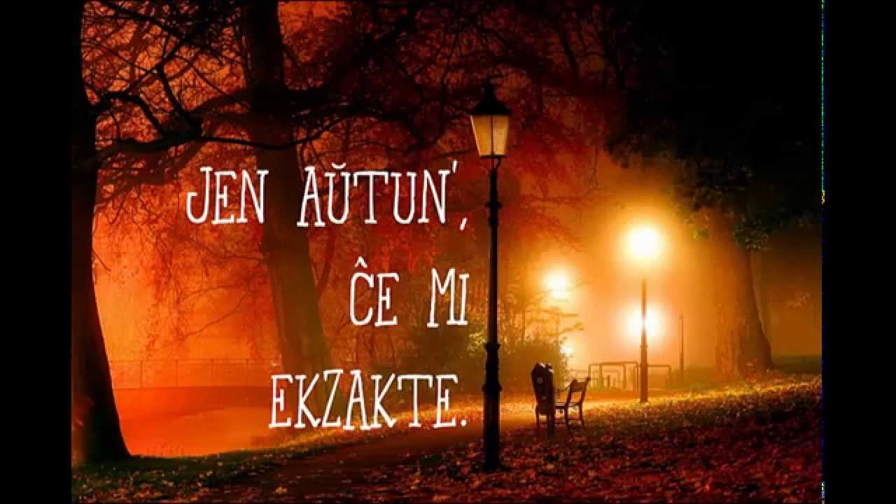 La aŭtuna - Verda Disco - Esperanta kanto - Song in Esperanto with ...