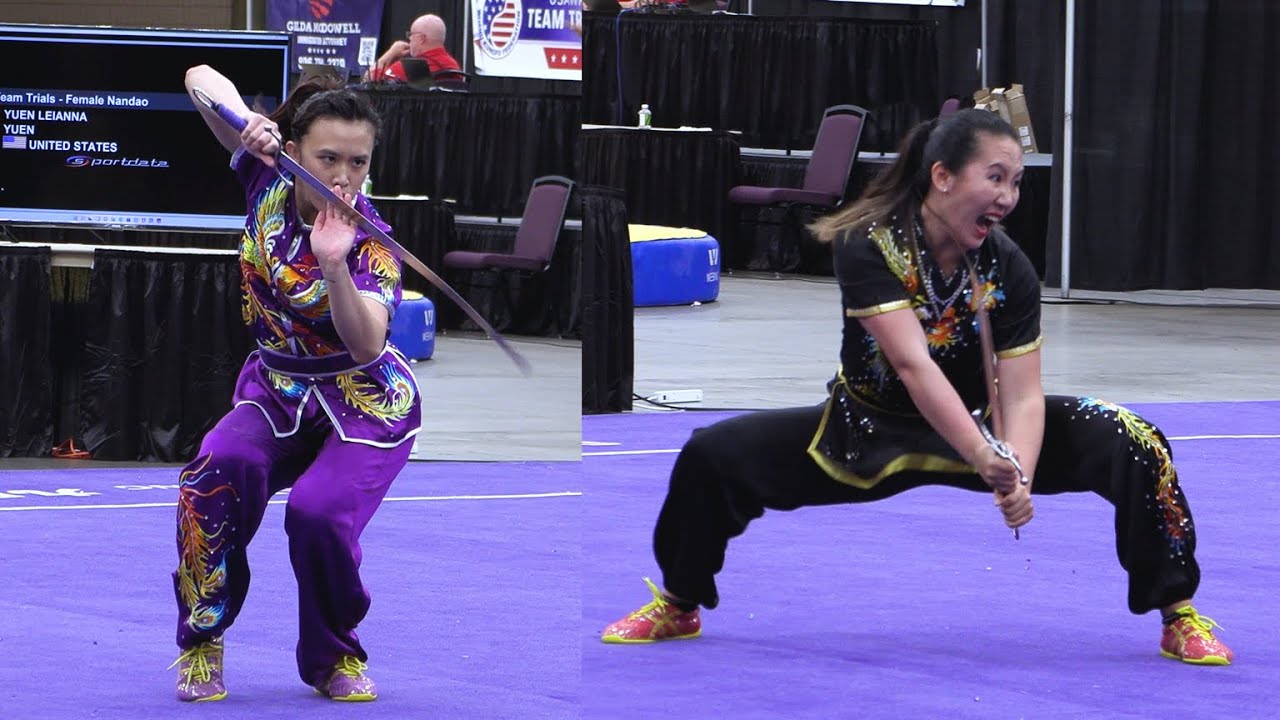 ALL FEMALE NANDAO - USA ADULT WUSHU TEAM TRIALS 2023 - YouTube