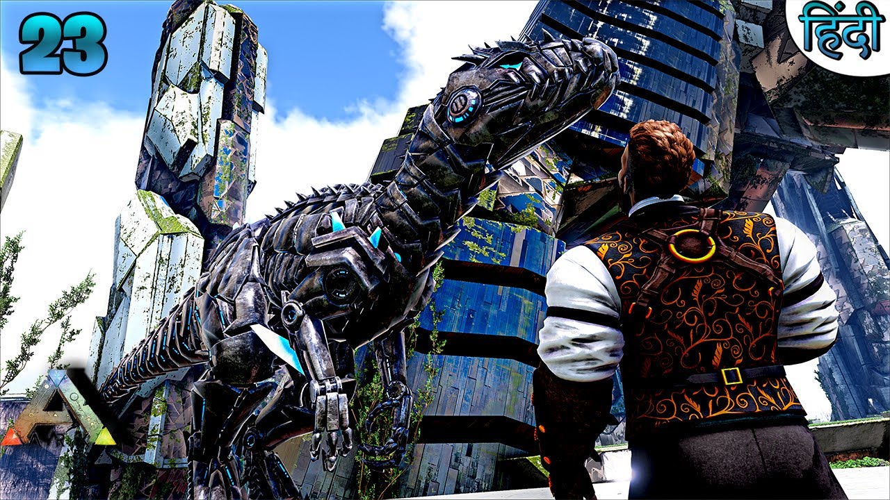 i Found Mecha Indominus Rex ये कौनसा खतरनाक डायनों मिल गया ARK MEGA ...
