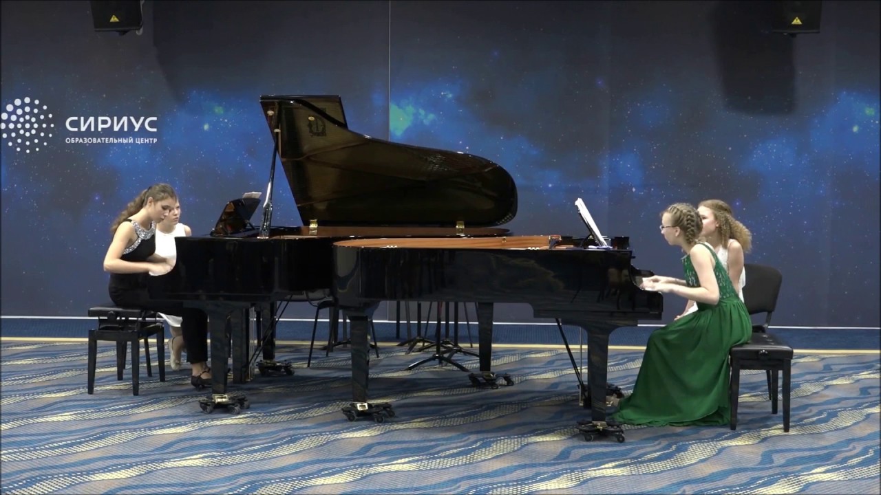 Maria Andreeva and Olga Ivanenko. Shostakovich. Concertino for two ...