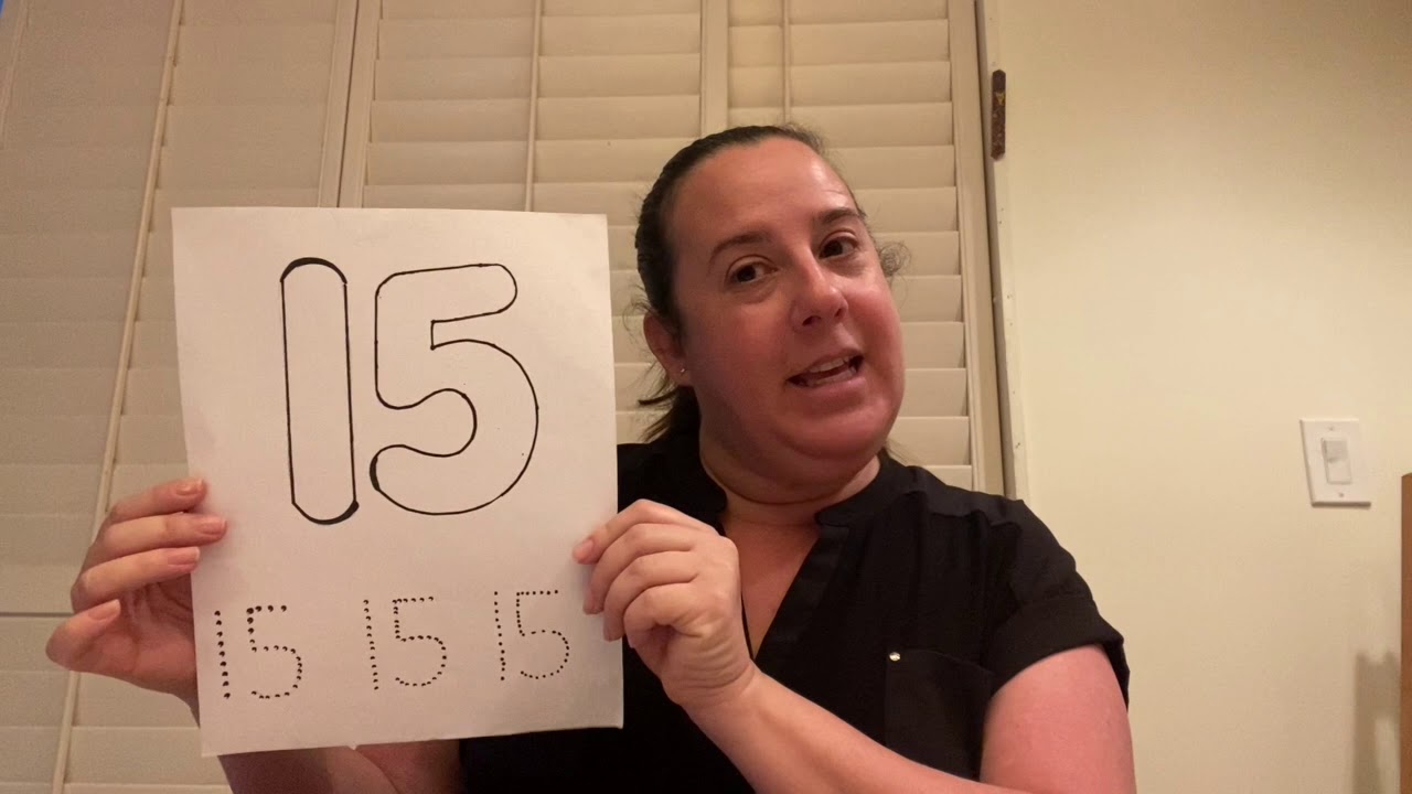 Counting to 15 with Ms. Jackie - YouTube