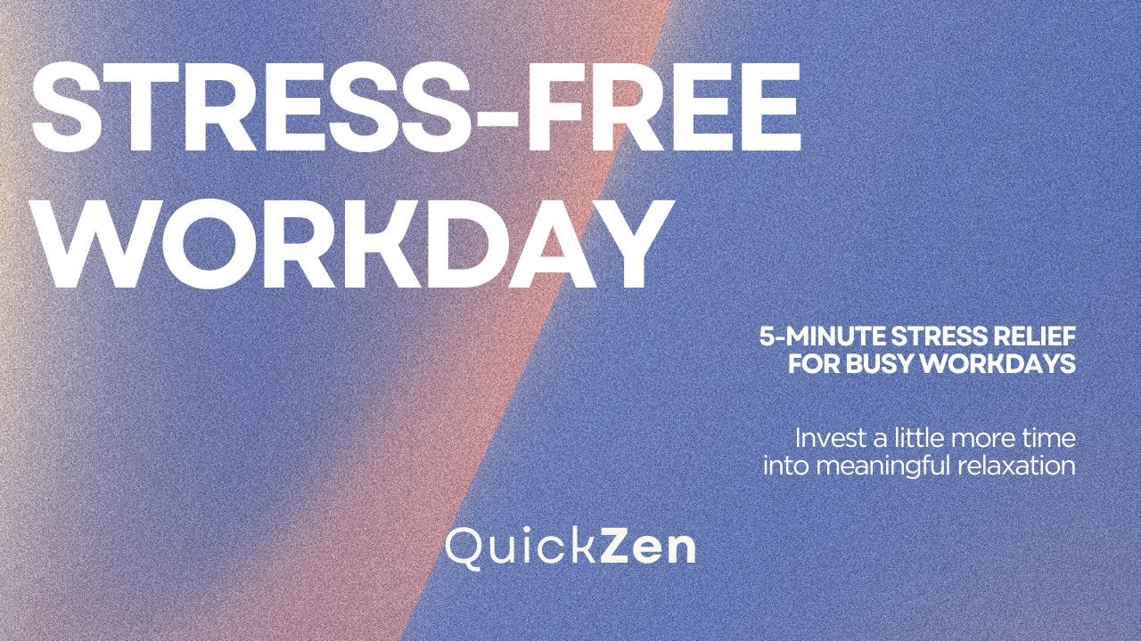 5 Minute Stress Relief Meditation - Quick Calm Down Techniques - YouTube