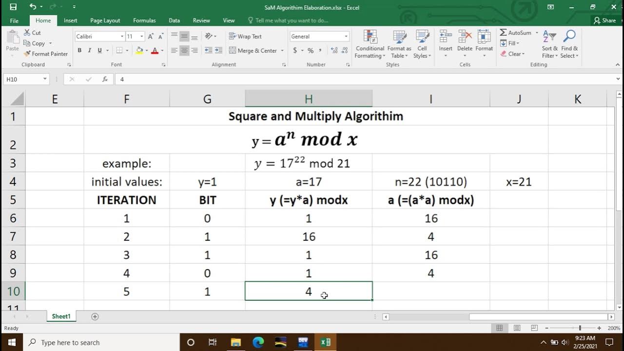 Square and Multiply Algorithm in C++ - YouTube