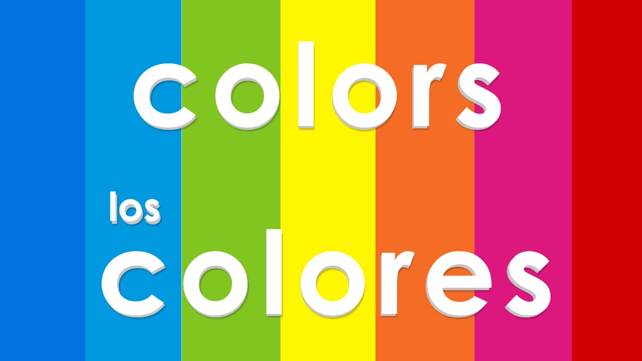 Colors - Los Colores - In English & Spanish - FUNNABLES - YouTube