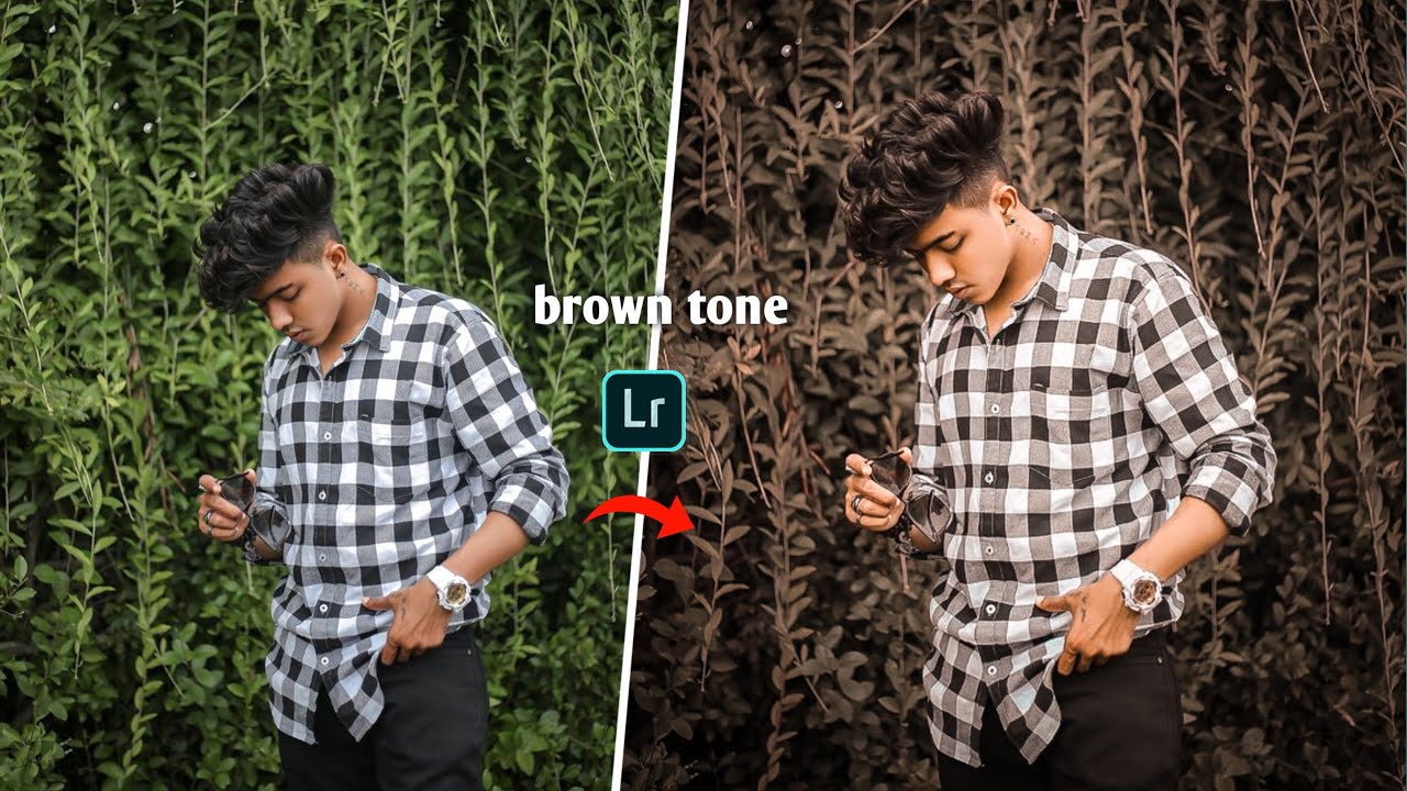 Lightroom 🟤 brown tone colour grading ll colour grading tutorial - YouTube