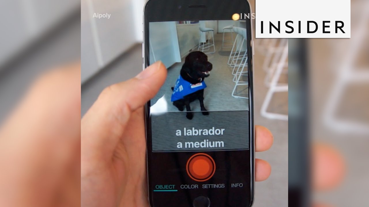 Aipoly helps the visually impaired identify what's around them - YouTube